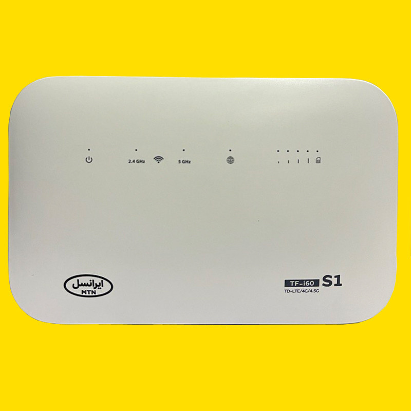 تجهیزات شبکه - مودم LTEقابل حمل ایرانسل مدل رومیزی TF-i60 S1 به همراه سیم کارت و 1000 گیگ ...